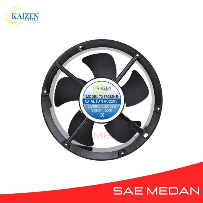 Jual Cooling Fan Bulat 172x172x51 / Video Fan / Rotary Fan 220VAC ...