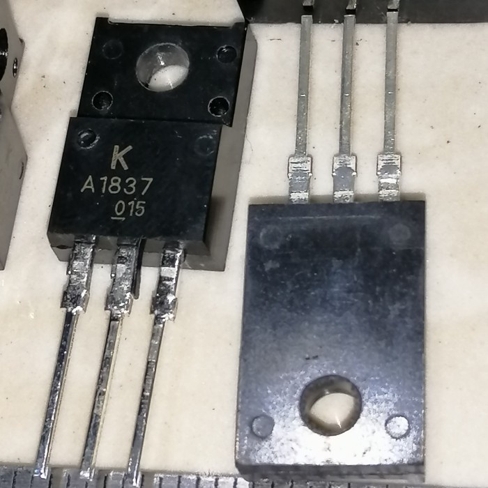 Jual A1837 2SA1837 A 1837 PNP Bipolar Transistor BJT 1A 230V 20W To ...