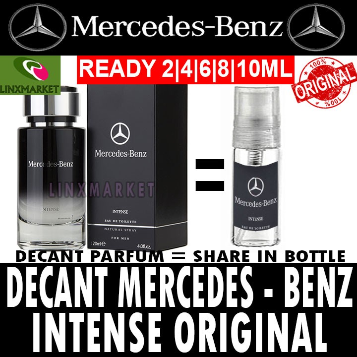 Jual ORIGINAL DECANT PARFUM MERCEDES BENZ INTENSE SIZE 2ML 4ML 6ML 8ML ...