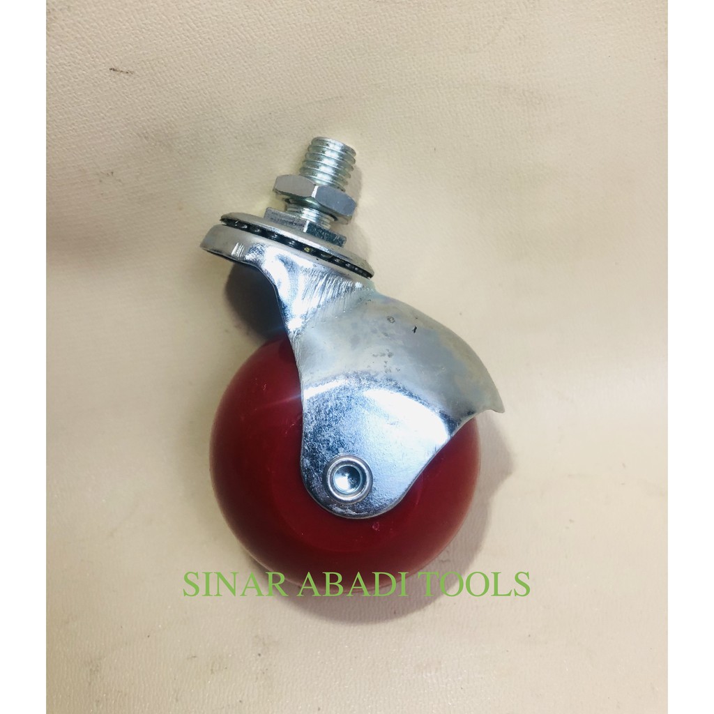 Jual Roda Caster Bulat 2 inci Drat | Shopee Indonesia