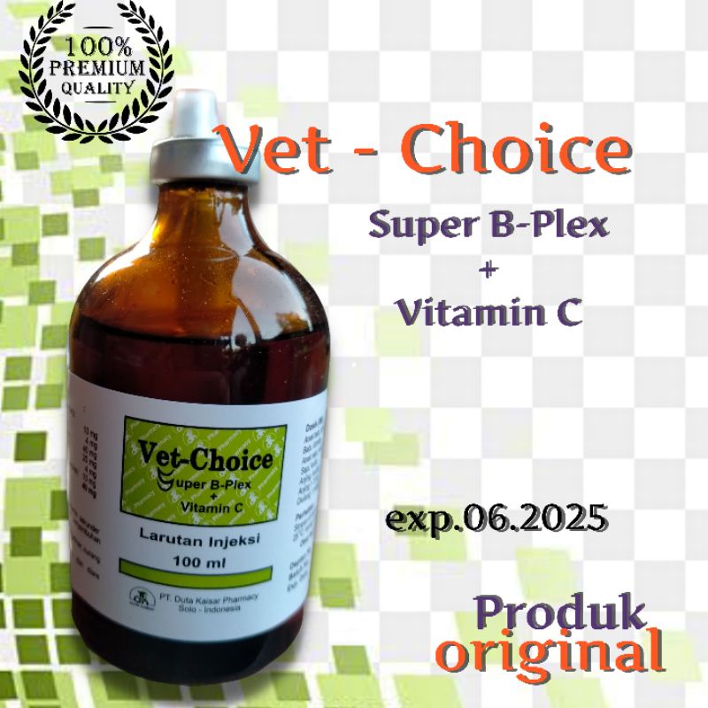 Jual VET-CHOICE 100 ml Super B-Kompleks plusVitamin C | Shopee Indonesia