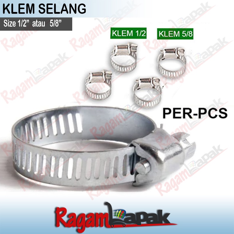 Jual Klem Selang Gas - Klem Selang Air tanpa kuping | Shopee Indonesia