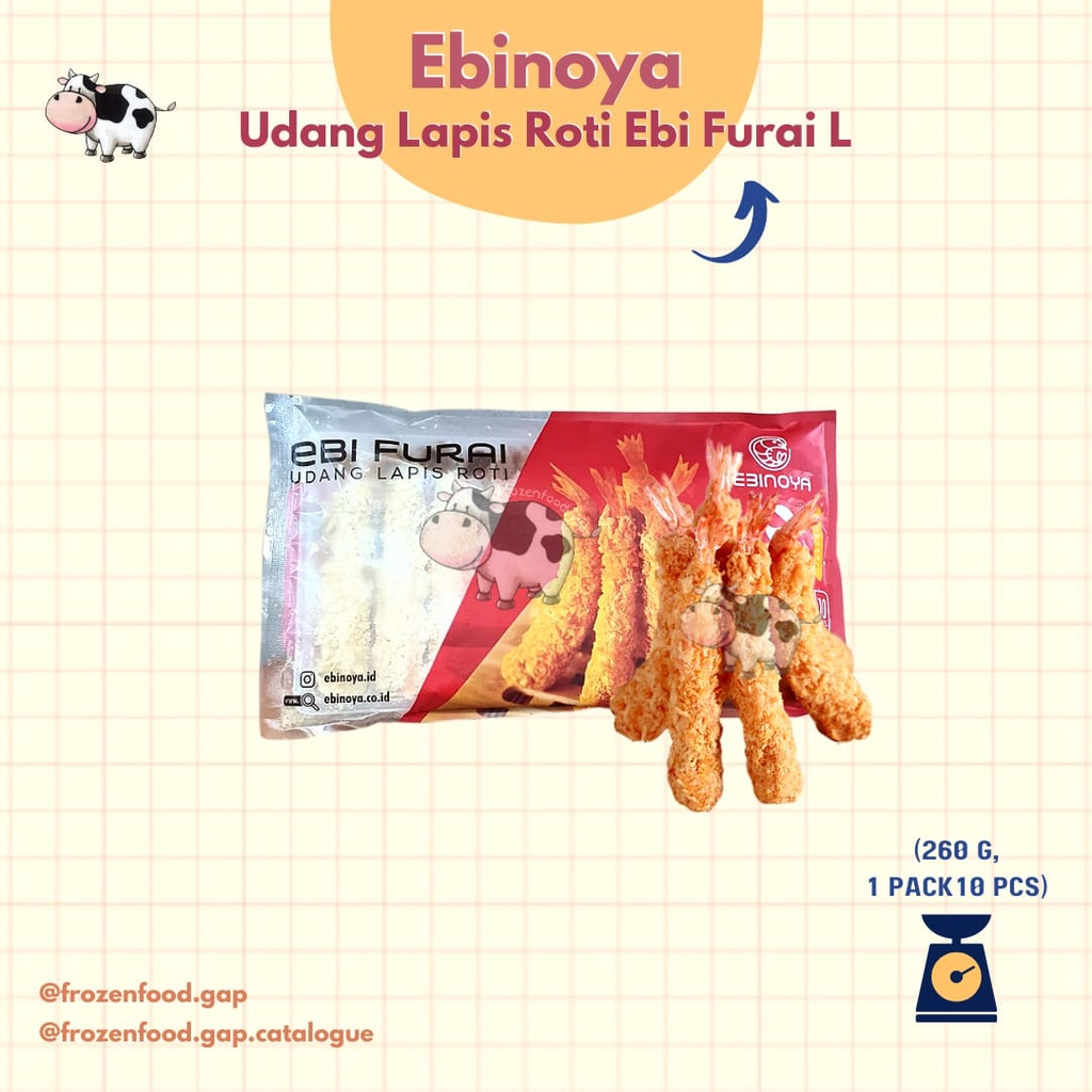 Jual EBINOYA EBI FURAI SIZE L | UDANG LAPIS ROTI | FROZENFOODGAP ...