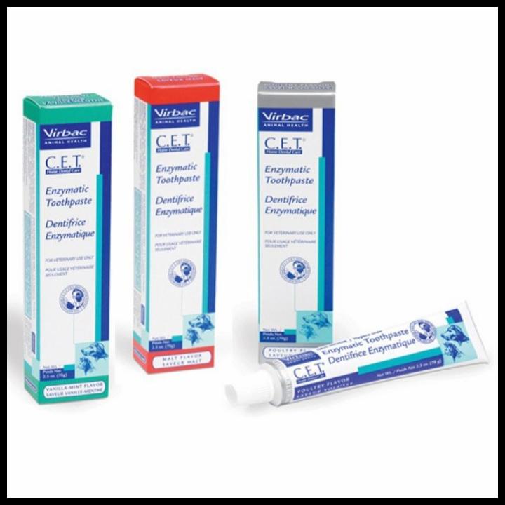 Jual Virbac Cet Enzymatic Toothpaste - Pasta Gigi Odol Dog Cat ...
