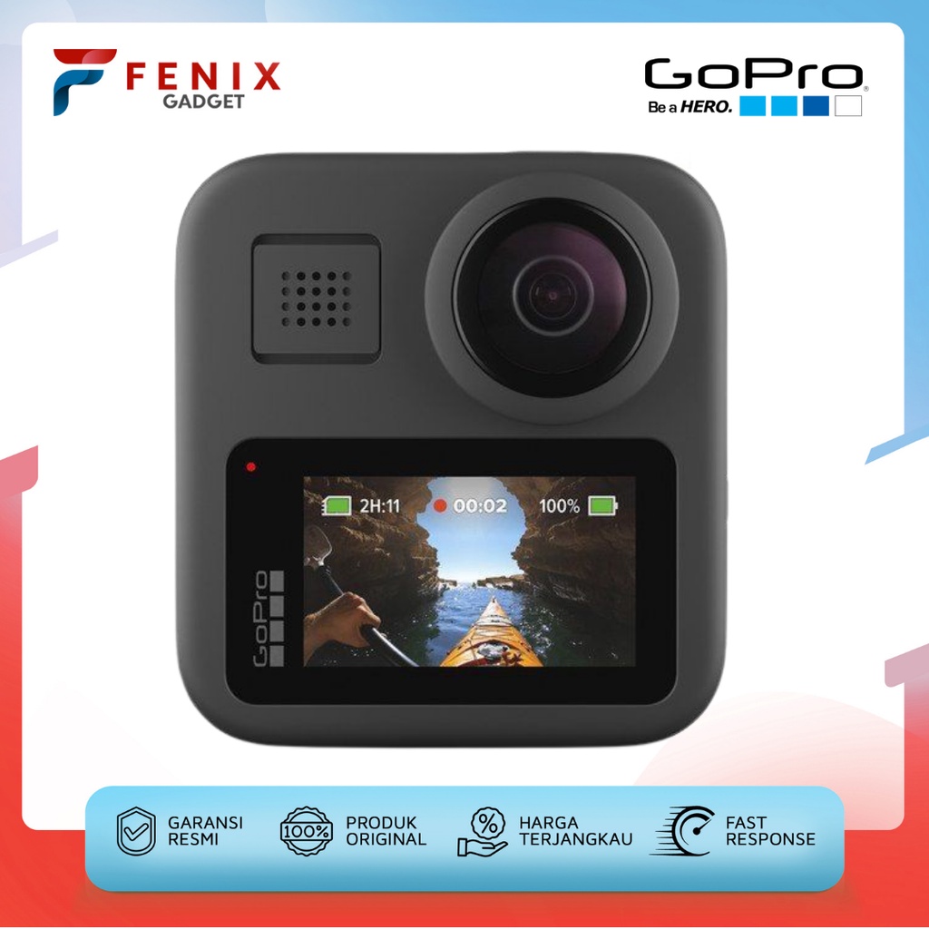 Jual GoPro MAX 360 Action Camera - Garansi Resmi TAM 1th | Shopee Indonesia