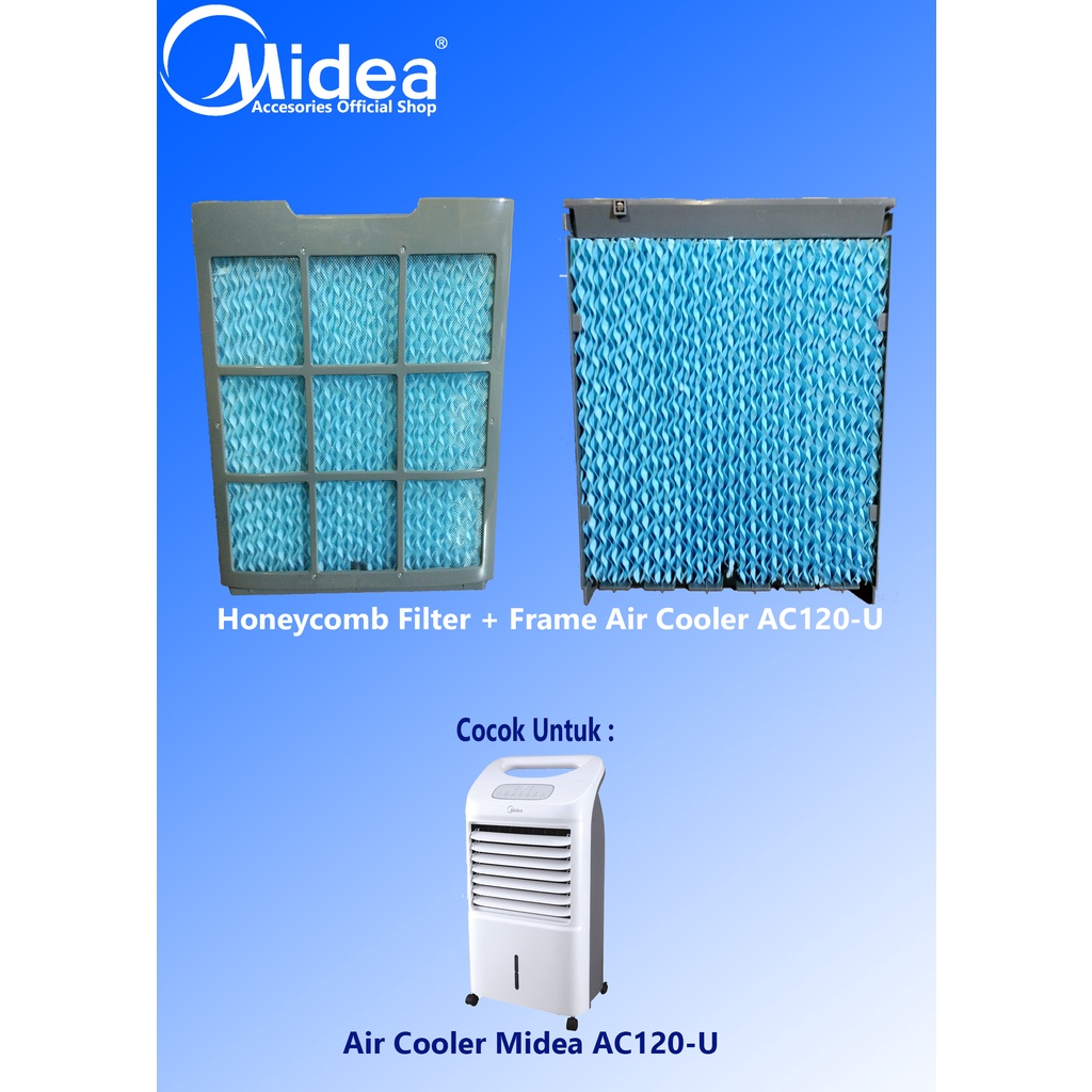 Jual HONEYCOMB FILTER AIR COOLER MIDEA AC120-U ORIGINAL | Shopee Indonesia