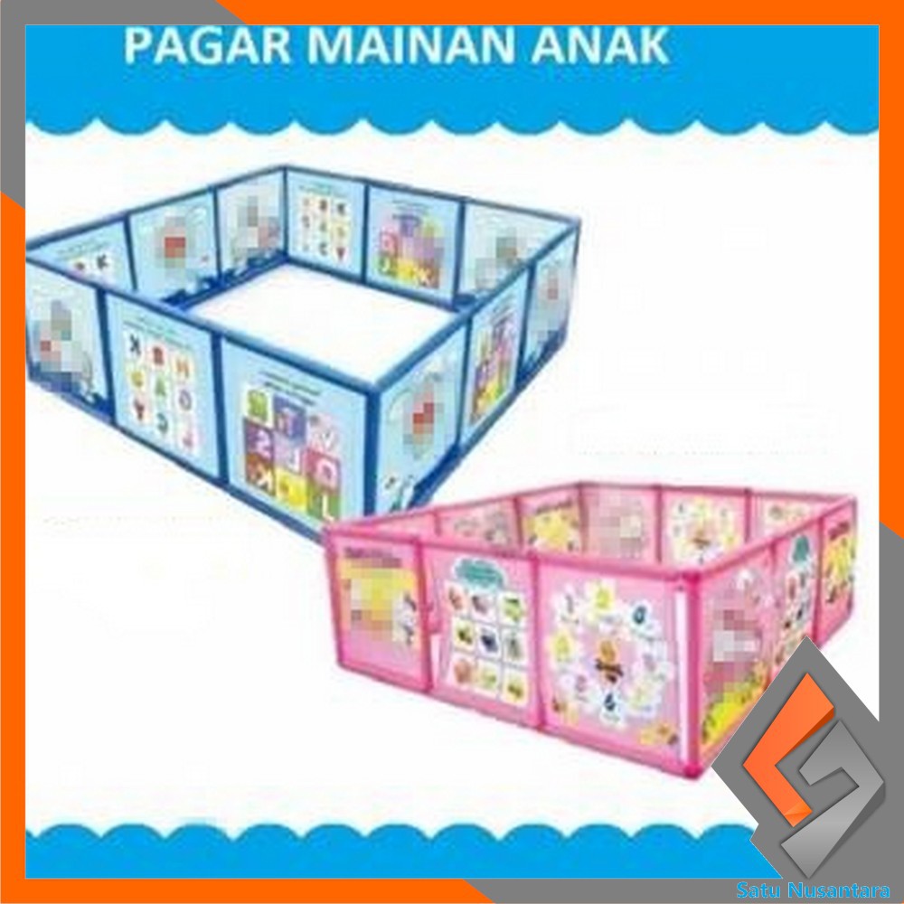 Jual SN-M17 Pagar Bayi Play Fence A999-22 Karakter Pagar Mainan Anak ...