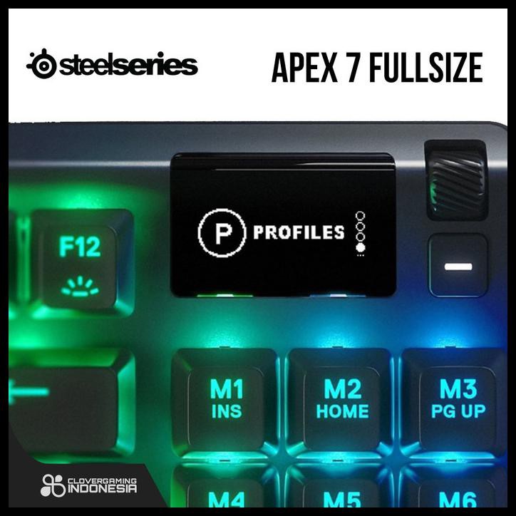 Jual STEELSERIES APEX 7 FULLSIZE - GAMING KEYBOARD BLUE BROWN RED ...