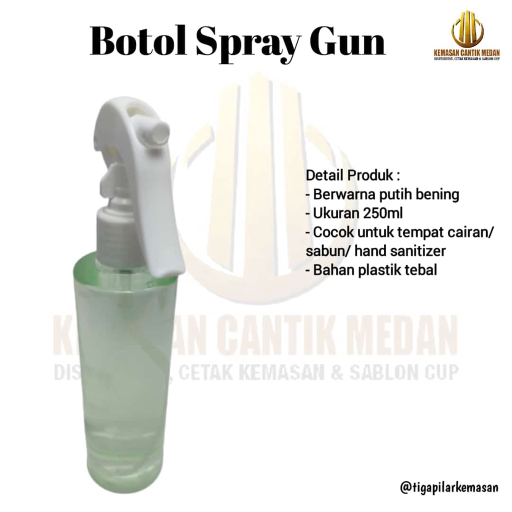 Jual botol semprot/botol spray gun/botol kispray 250ml | Shopee Indonesia