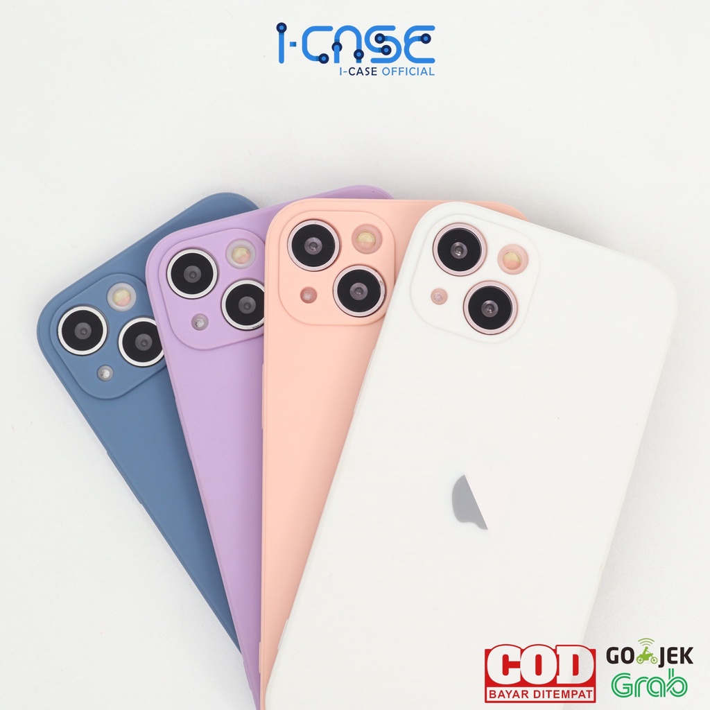 Jual Softcase Square Edge Matte Lens Cover for iPhone 12 MINI PRO MAX ...