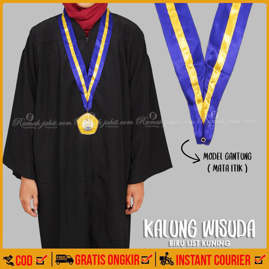 Jual KALUNG WISUDA / KALUNG MENDALI WISUDA / TOGA WISUDA | Shopee Indonesia