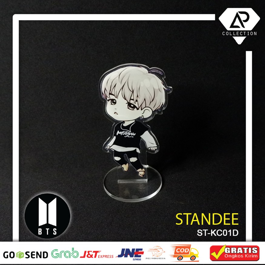 Jual Standee Acrylic Custom Suga / Standee KPOP Cartoon BTS / Action ...