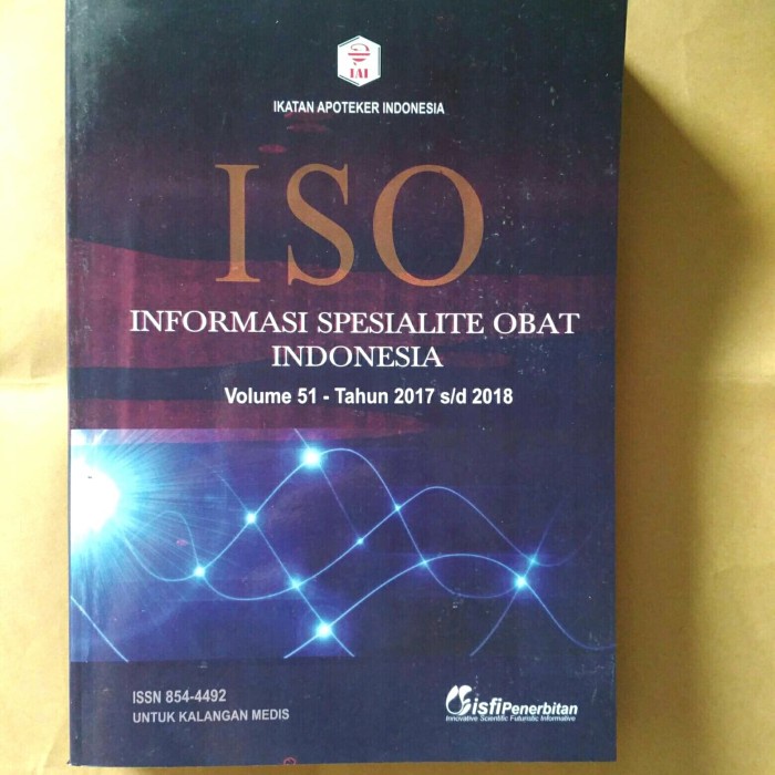 Jual Farmasi-Buku- Iso Informasi Spesialite Obat Indonesia Volume 51 ...