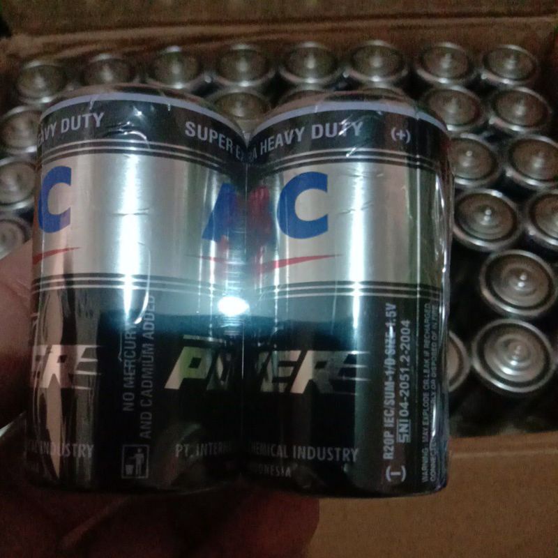 Jual baterai type D super power ABC | Shopee Indonesia