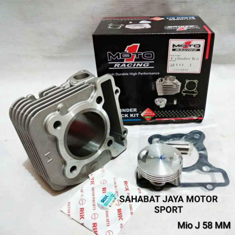 Jual Blok Seher Moto1 Racing Mio J Fino Fi 115 Soul GT 115 58MM 59MM Original Moto 1 Racing ...