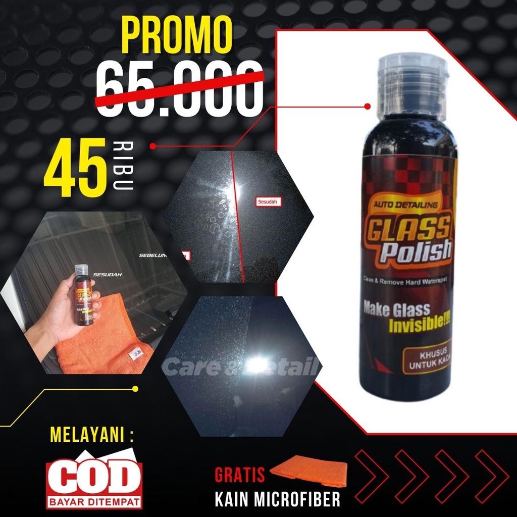 Jual Auto Detailing Glass Polish - Pembersih Jamur Kaca Mobil Mudah dan ...
