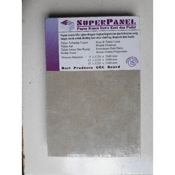 Jual GRC Superpanel 15mm - GRC Super Floor | Shopee Indonesia