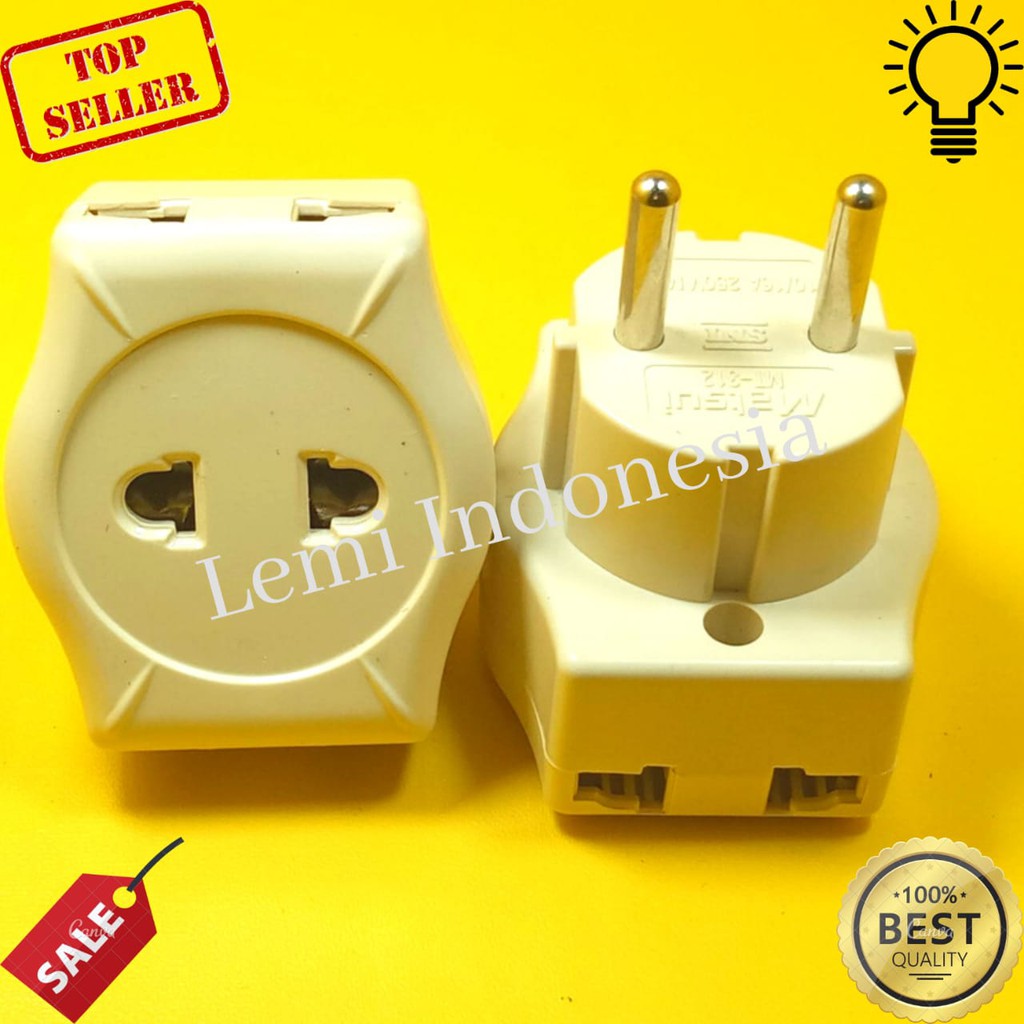 Jual MATSUI 312 Steker Listrik T Multi | Shopee Indonesia