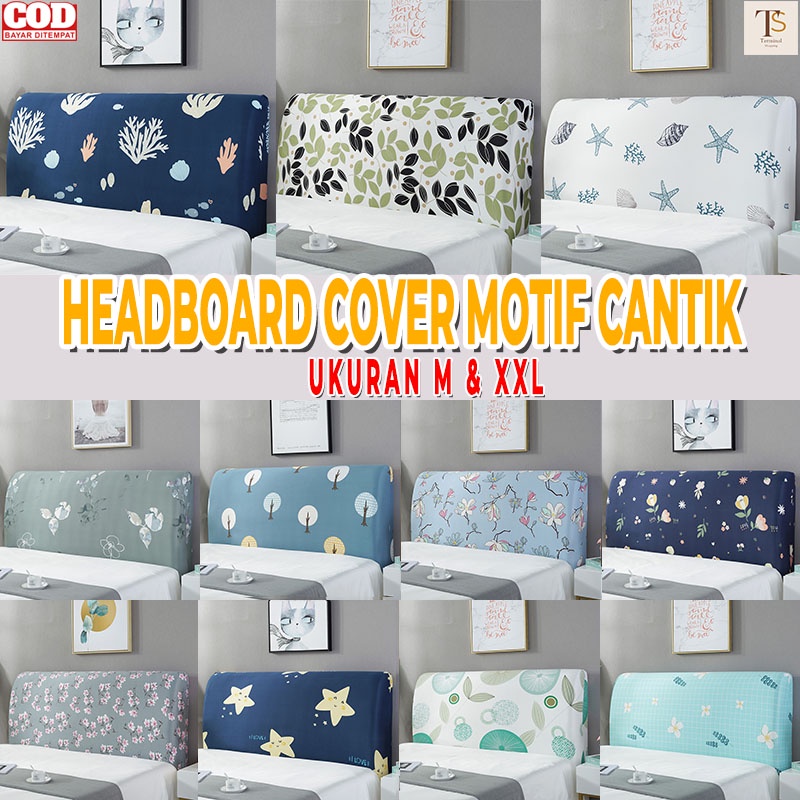 Jual Cover Sandaran Headboard Kepala Tempat Tidur Springbed Elastis ...