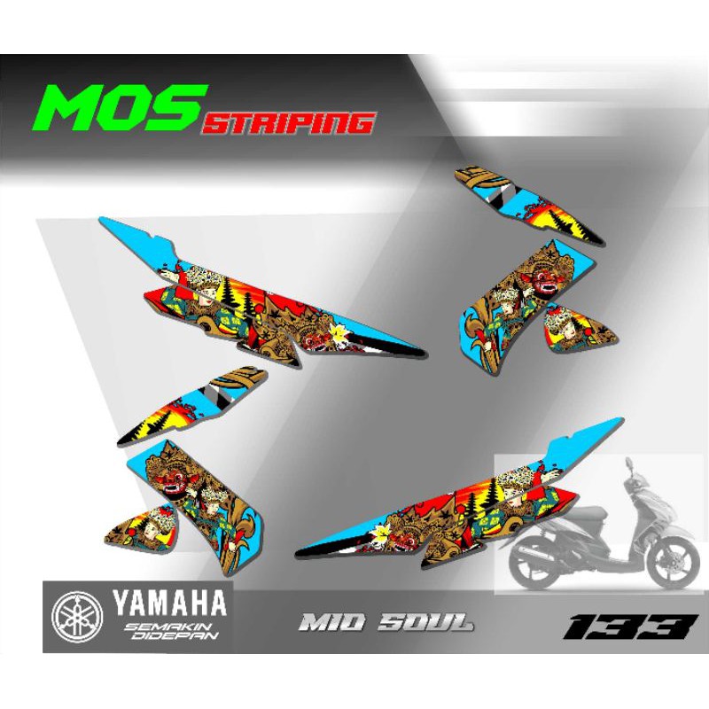 Jual MOS-133 striping keren mio soul/striping variasi gambar leak bali keren(COD) | Shopee Indonesia