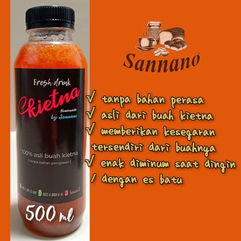 Jual Minuman Kietna dlm botol 500ml (Homemade Jus/sari buah) | Shopee ...