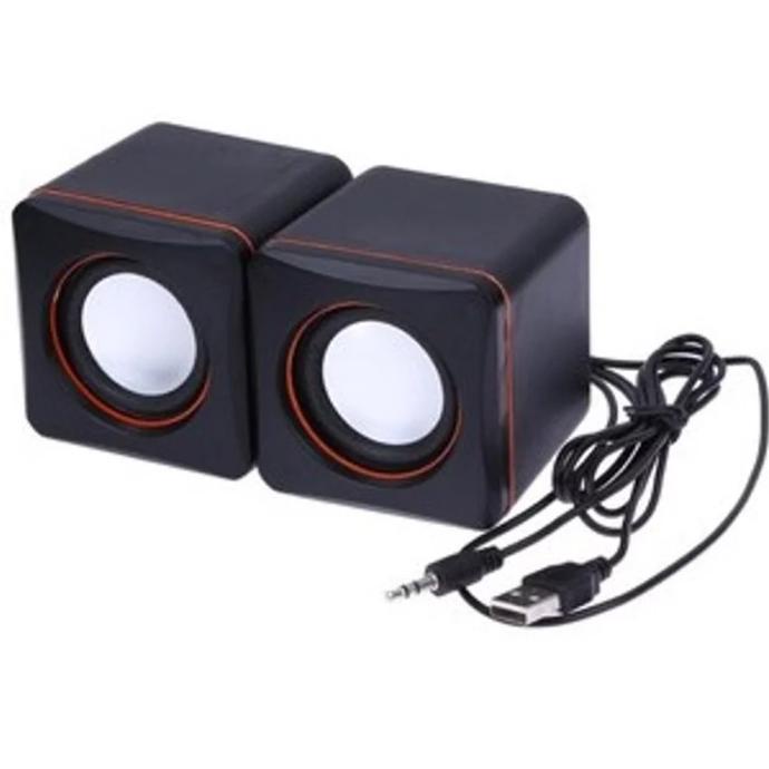 Jual Speaker Aktif Spiker Sound Mini STEREO HP PC Komputer Laptop POWER ...