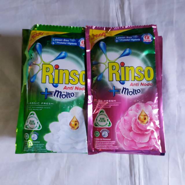 Jual RINSO CAIR RENTENG 40ml (1 renteng) | Shopee Indonesia