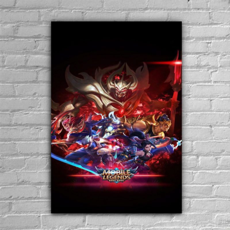 Jual Poster dinding Mobile Legends 09/A3+/Tanpa bingkai. | Shopee Indonesia