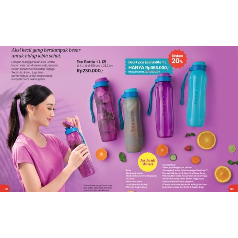 Jual eco bottle 1 Liter | Shopee Indonesia
