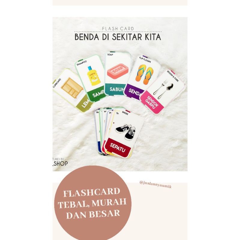 Jual Flashcard Benda Sekitar Besar dan Murah | Shopee Indonesia