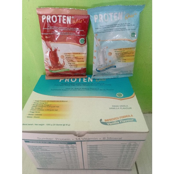 Jual PROTEN GOLD BOX (SUSU TINGGI PROTEIN) BEBAS LAKTOSA | Shopee Indonesia