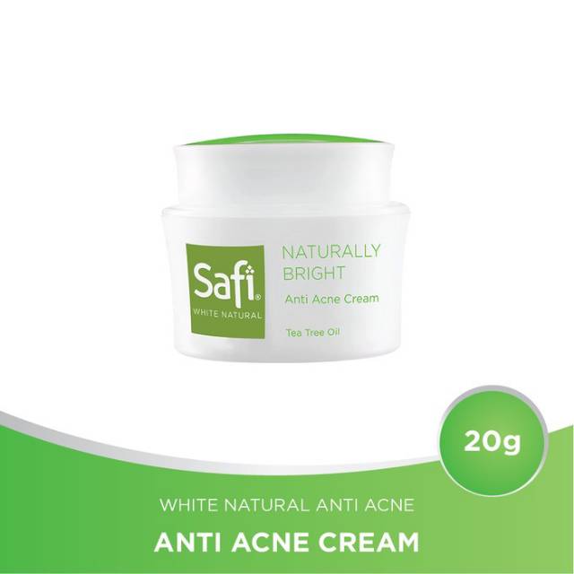 Jual Safi White Natural Anti Acne Cream 20g | Shopee Indonesia
