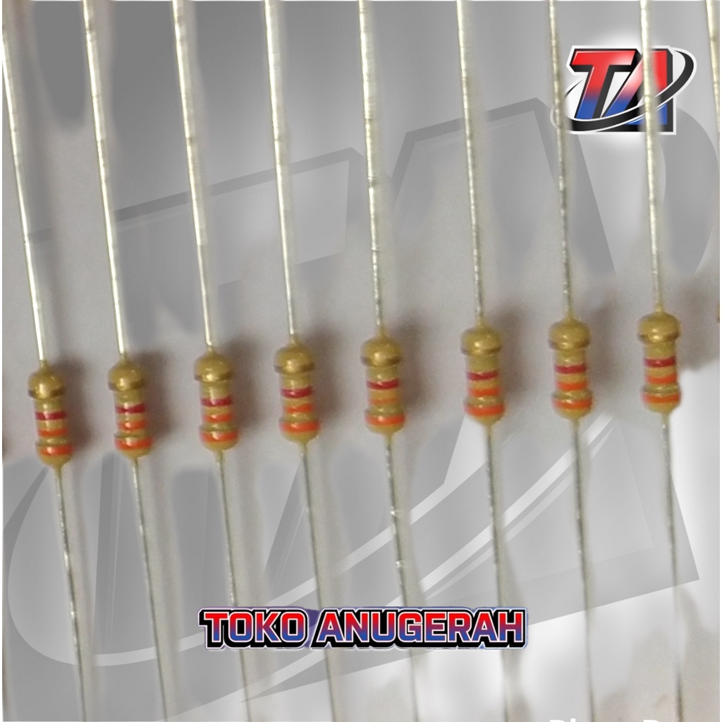Jual Resistor 1/4W 3.3K OHM / 3,3K OHM / 3K3 OHM 5% | Shopee Indonesia