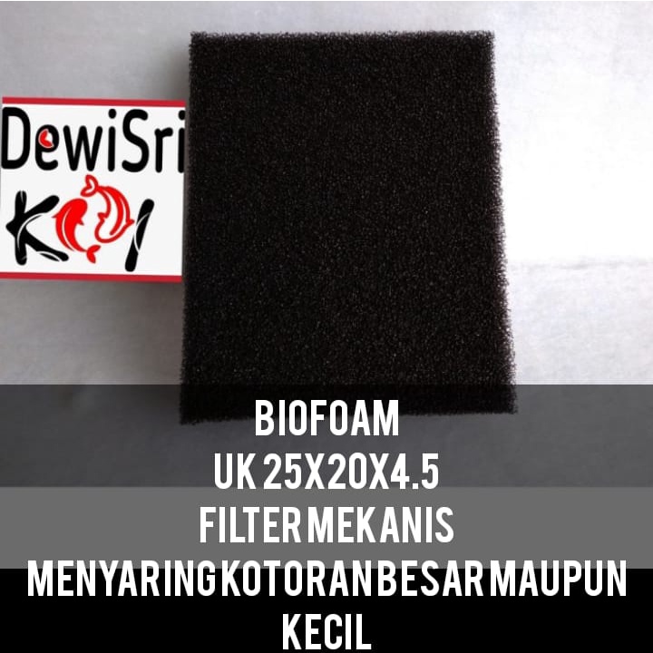 Jual Biofoam Tebal 25X20X4.5 CM Media Filter Kolam Ikan Bio Foam ...