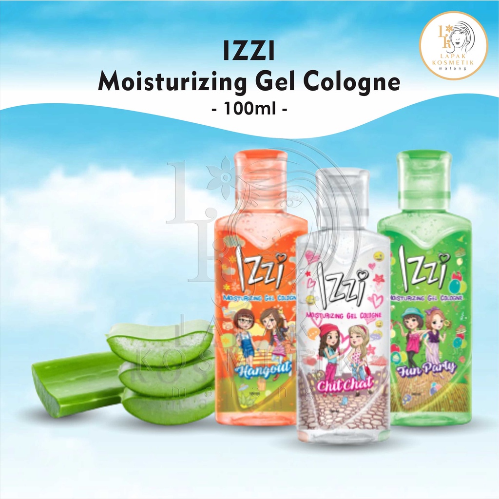 Jual Izzi Moisturizing Gel Cologne 100mL | Izzi Parfum Gel | Shopee ...