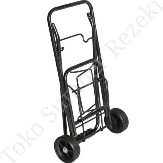 Jual Trolley Lipat Hitam Wheel Troli Black Portable Roda Angkut Barang ...