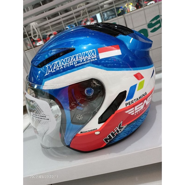 Jual NHK R1 Mandalika dan Tito Rabat GP Edition Black Gliter Double ...