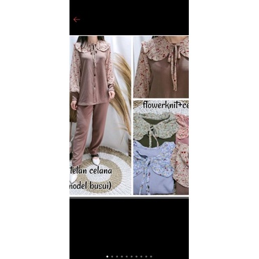 Jual Setcel Knit Busui (by Cavel) | Shopee Indonesia