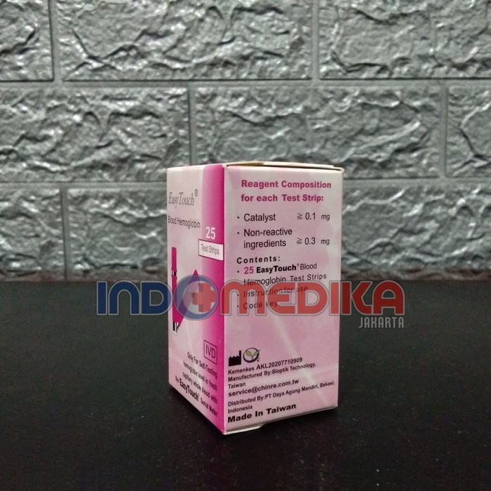 Jual strip Hemoglobin EasyTouch / stik Hemoglobin / strip Hb | Shopee ...