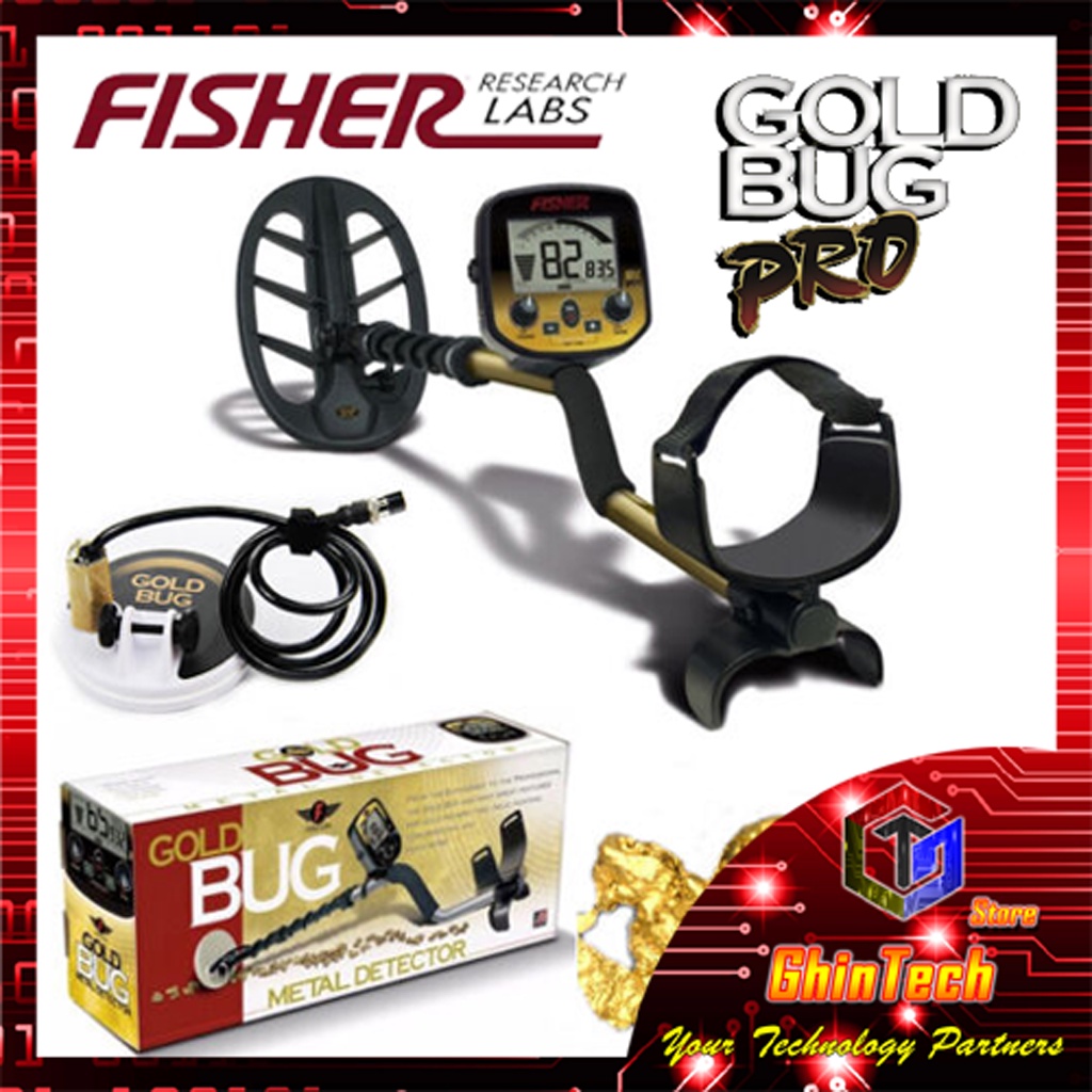 Jual FISHER Gold Bug Pro Gold Silver METAL DETEKTOR DETECTOR EMAS LOGAM ...