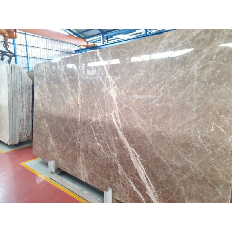 Jual marmer light emperador /marmer lantai | Shopee Indonesia
