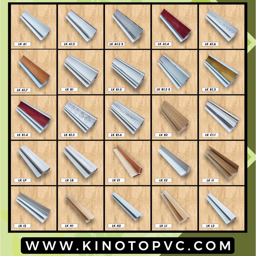 Jual Lis Plafon Pvc Lis Dinding Panjang 4 meter Perbatang Berkualitas Banyak Pilihan | Shopee ...