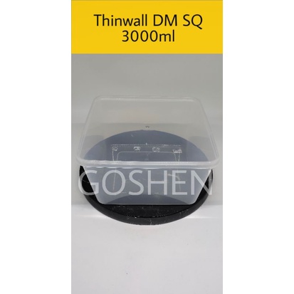 Jual Thinwall/Food Container DM 3000ml SQ (isi 150 pcs) | Shopee Indonesia