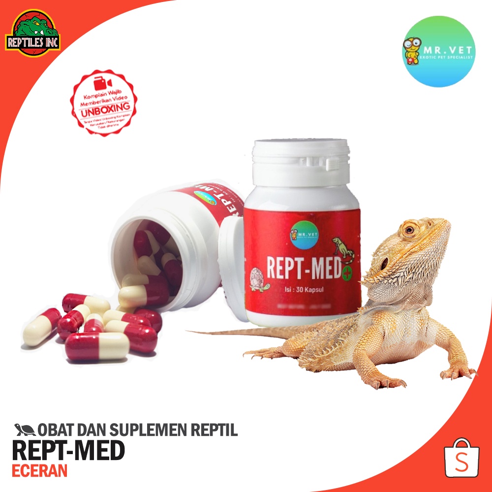 Jual ECERAN Rept Med / ReptMed Obat Antibiotik Reptil Sakit Torto ...