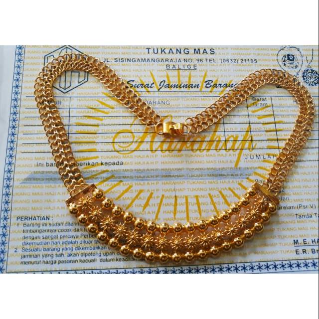 Jual Kalung Matahari Jumbo 50 gram Emas murni London 24K kadar 99,99% ...