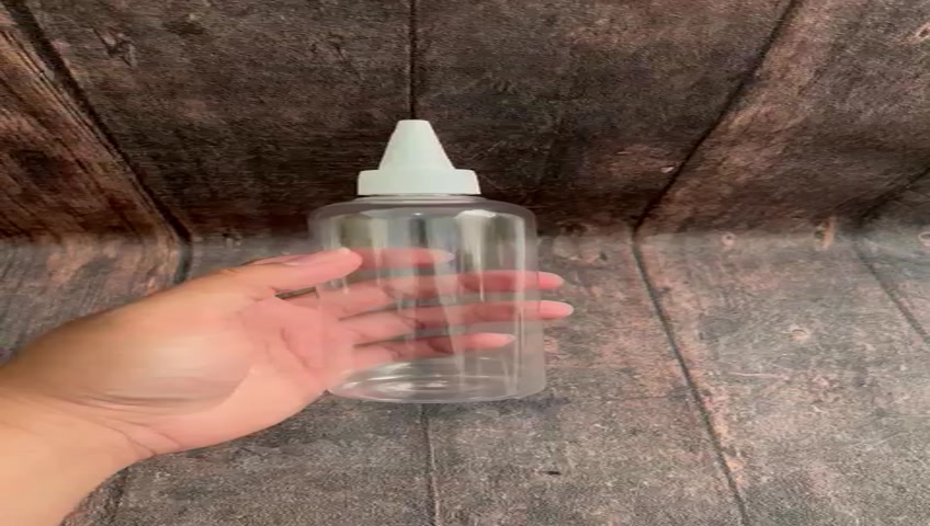 Jual botol Clear 250ml Tutup Kerucut / 250 ml Clear Botol Tinta ...