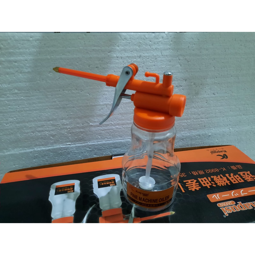 Jual PROMO Botol Oli Can / Oil Can 250 ml Merk Kapusi TRANSPARAN ...