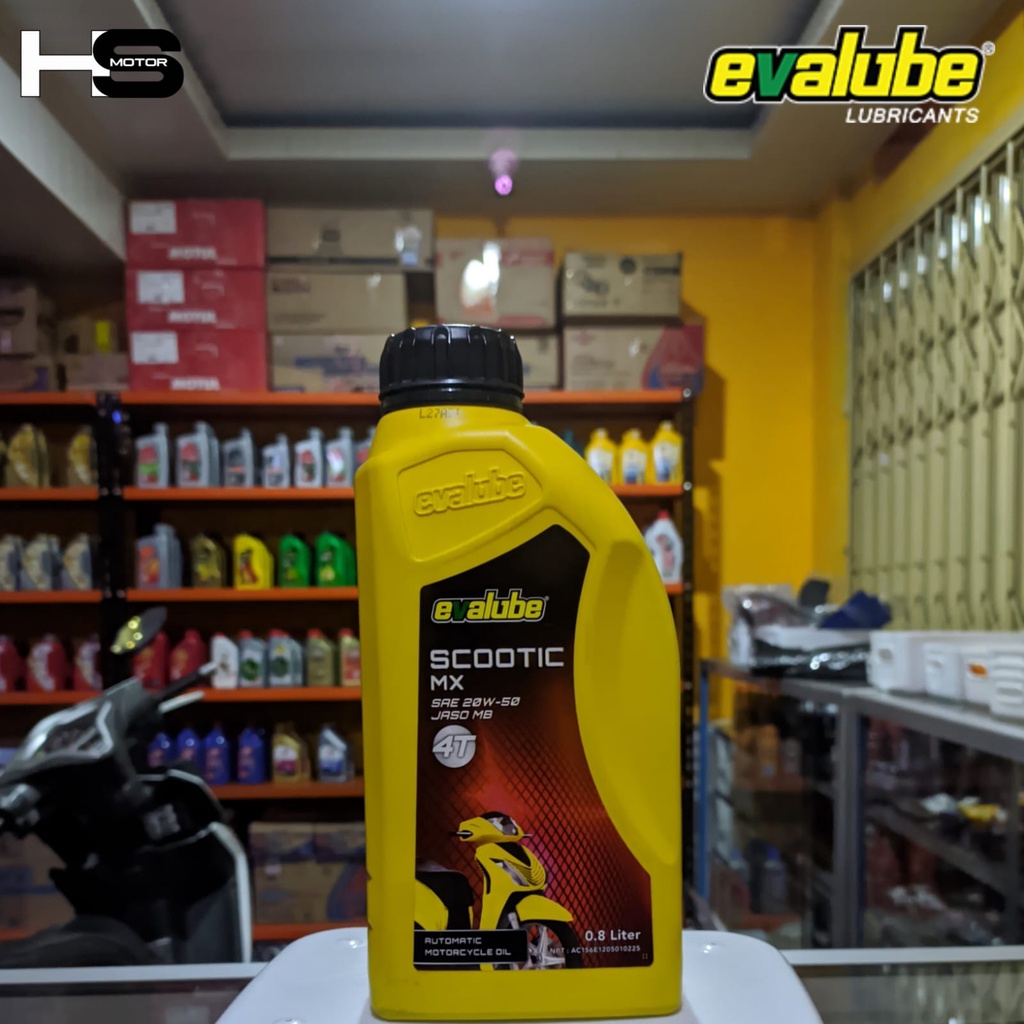 Jual Evalube - Scootic mx Oli Motor Matic | Shopee Indonesia