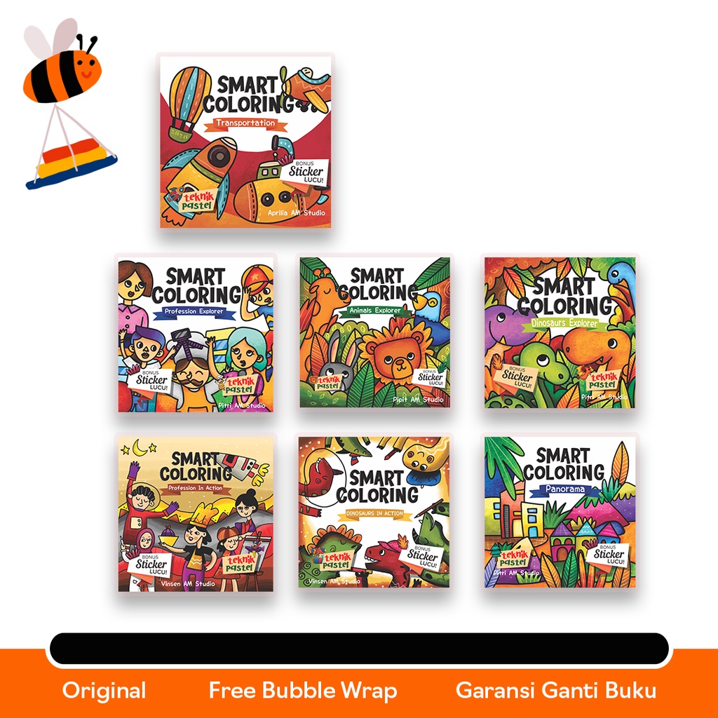 Jual Buku Mewarnai Anak : Smart Coloring Series | Shopee Indonesia