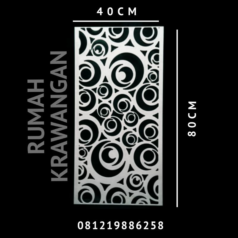 Jual KRAWANGAN PVC BOARD / ORNAMEN PVC BOARD 40X80CM TEBAL 5MM. | Shopee Indonesia